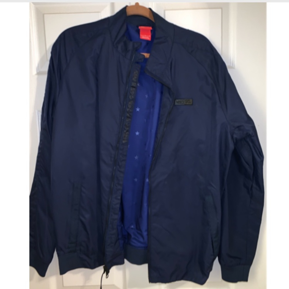 Cool Nike Navy Blue Light Varsity Jacket - Gem